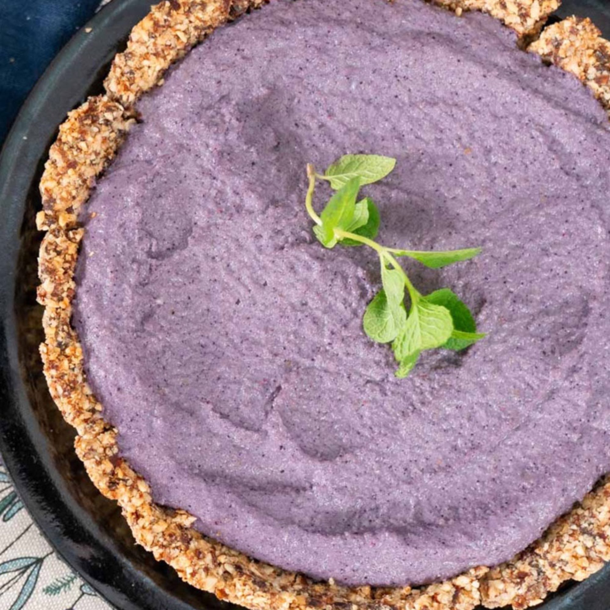 Blueberry and Maca Cheesecake - Delicious, Healthy